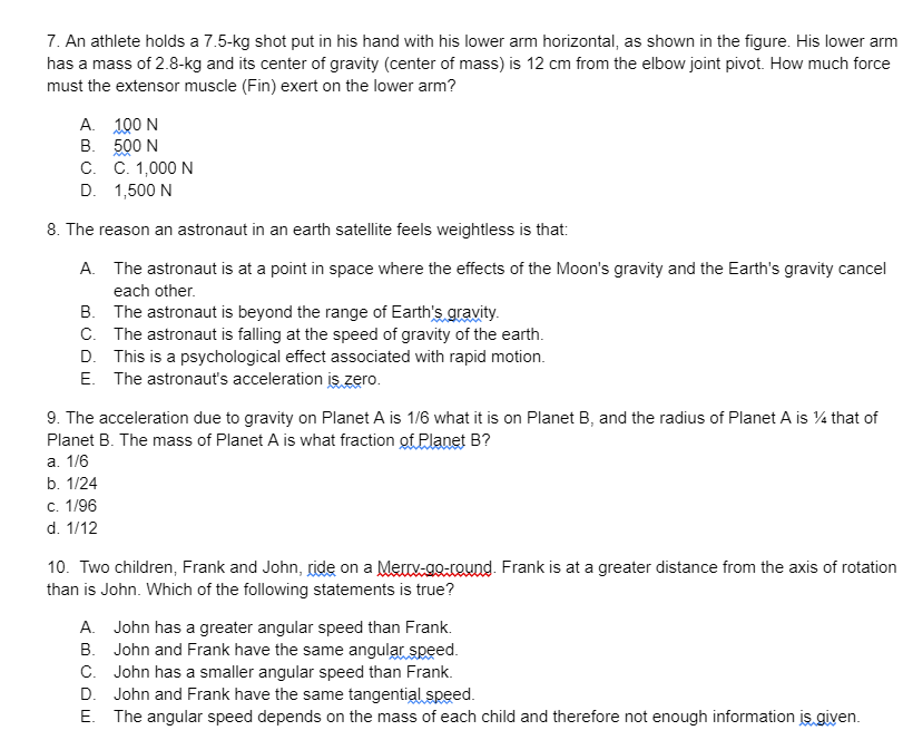 5. The rotating systems shown in the figure differ | Chegg.com