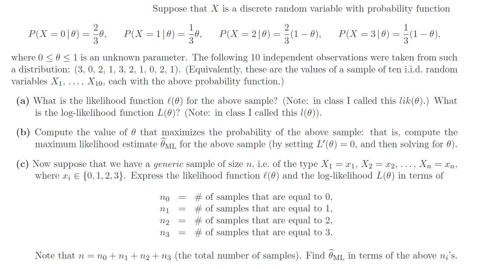Solved Suppose that X is a discrete random variable with | Chegg.com