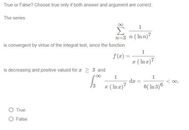 Solved True or False? Choose true only if both answer and | Chegg.com