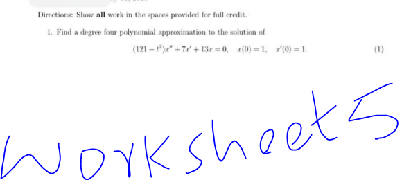 M344 Matlab Assignment 2 February 25, 2021 | Chegg.com