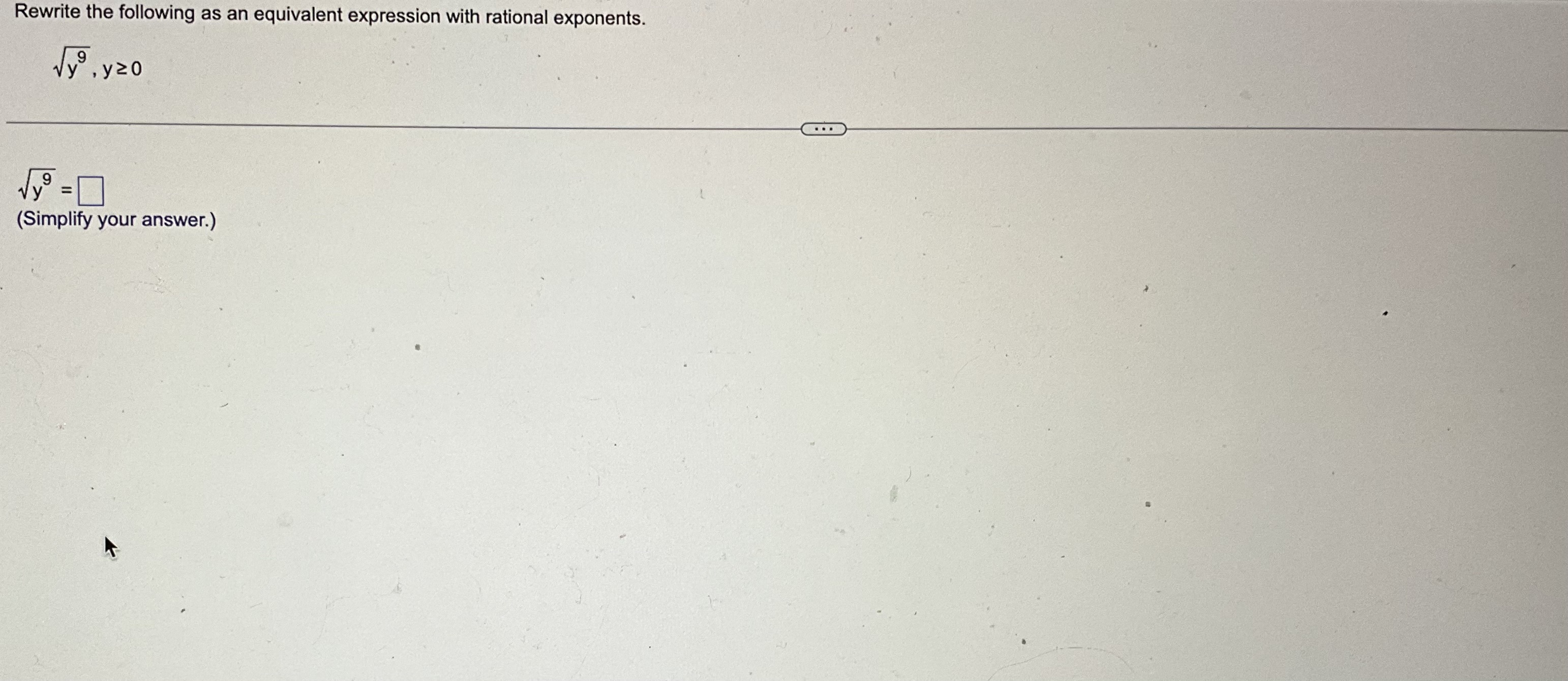 Solved Rewrite the following as an equivalent expression | Chegg.com