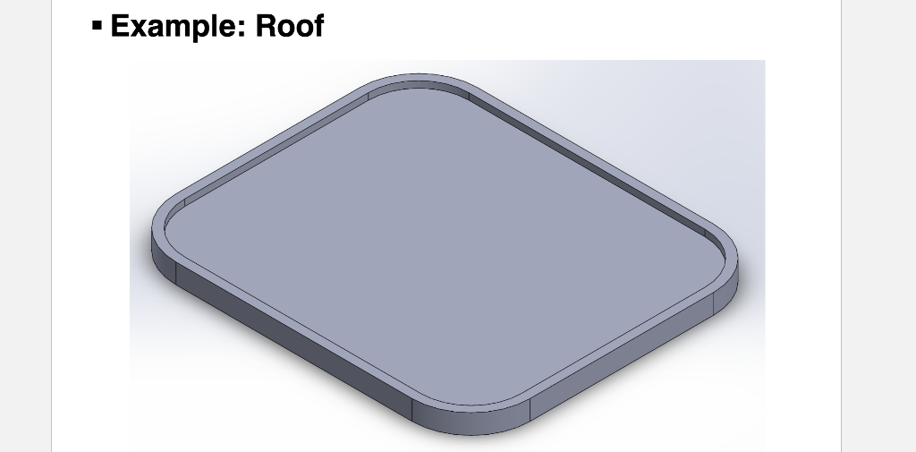 Solved Simple 3-D Printed House using SOLIDWORKS Create a | Chegg.com