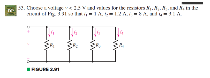 Solved Choose a voltage v