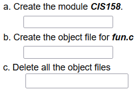 Solved Based on the make file that you just created write | Chegg.com