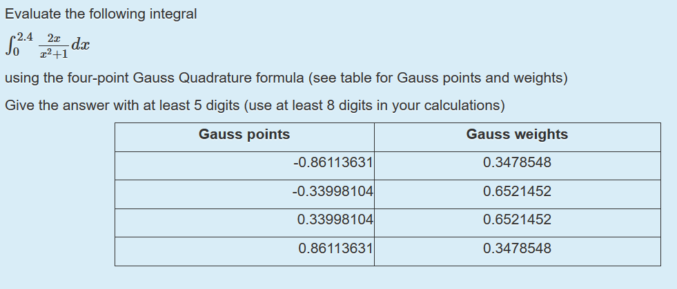Solved Evaluate the following integral 124 v da using the | Chegg.com
