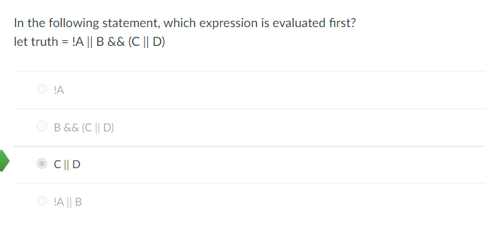 Solved Please explain why the correct answer is 'C||D' in | Chegg.com