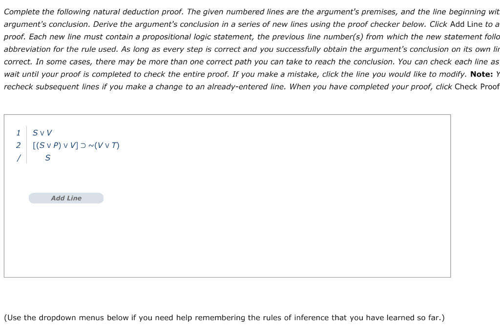 Solved Complete the following natural deduction proof. The | Chegg.com
