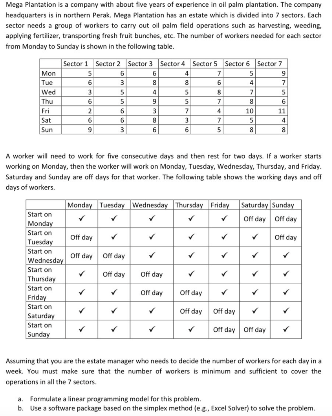 Solved Linear programmingSolve the problems below using | Chegg.com