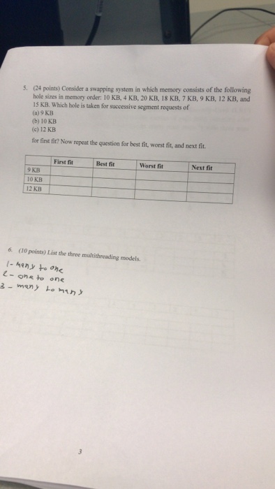 Solved (24 points) Consider a swapping system in which | Chegg.com