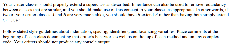Solved This assignment focuses on classes and objects. You | Chegg.com