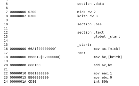 1. Why .data section that from offsect 000000 and | Chegg.com
