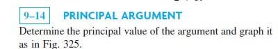Solved 9-14 PRINCIPAL ARGUMENT Determine the principal value | Chegg.com