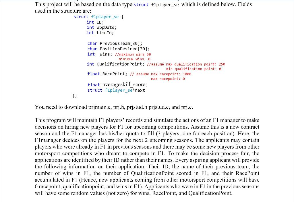 Any help in this Project would be appreciated. | Chegg.com