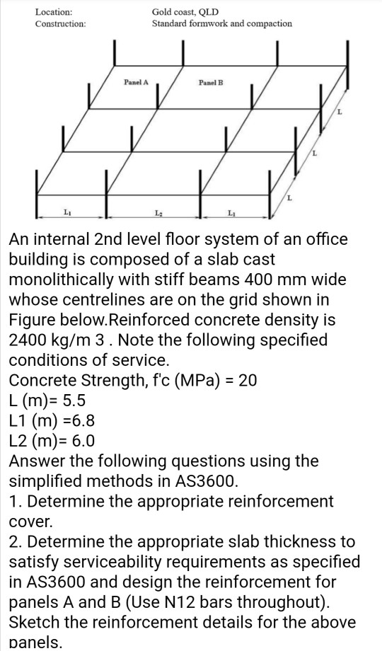 Location: Construction: Gold coast, QLD Standard | Chegg.com