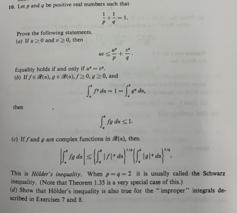 Solved 10. Let p and q be positive real numbers such that | Chegg.com