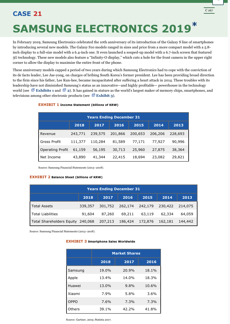 Solved 2. How has the Samsung CEO reinforced a culture of | Chegg.com