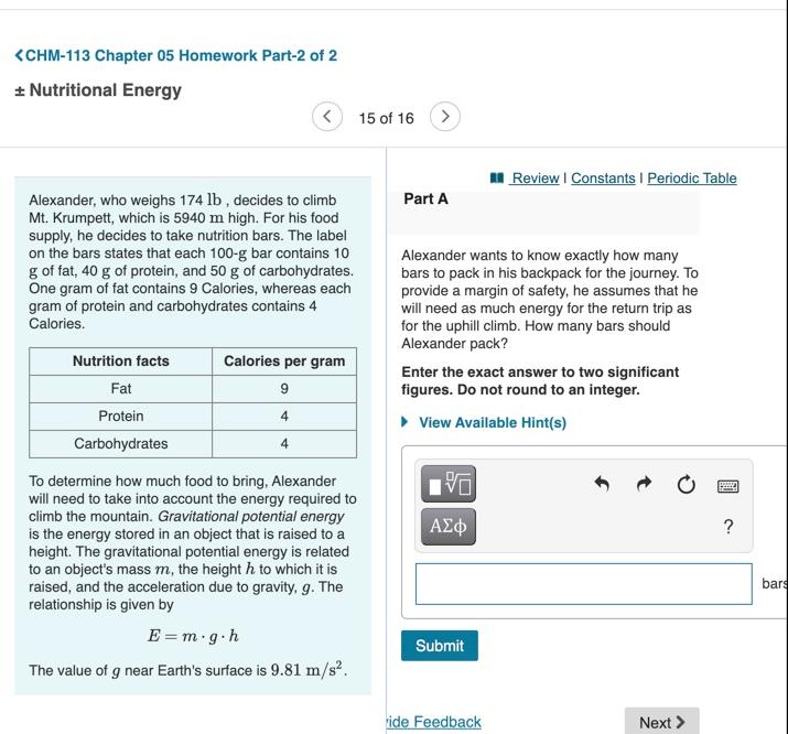 Solved MA Review | Constants Periodic Table Part A | Chegg.com