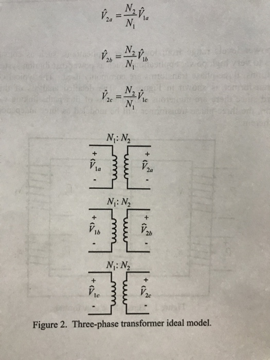 Solved 1. Derive the wye-to-delta transformer equation (7) | Chegg.com