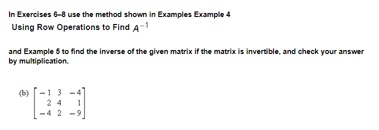 Solved In Exercises 6–8 use the method shown in Examples | Chegg.com