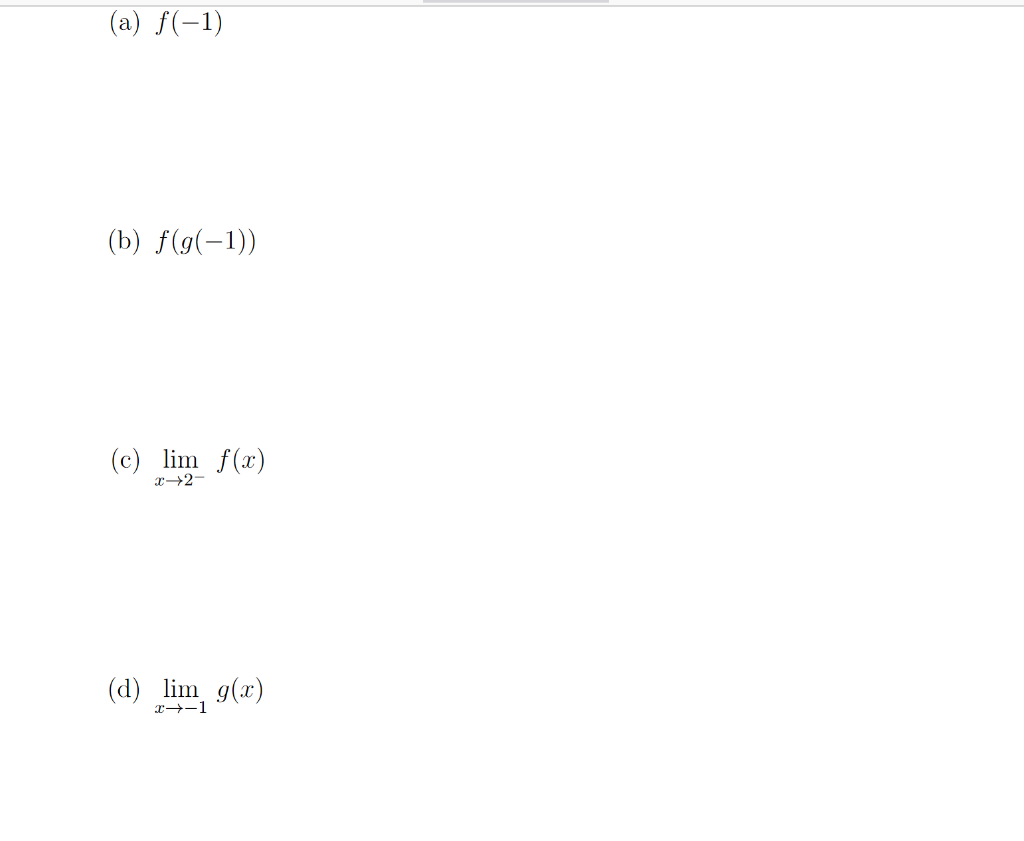 Solved (2 pts each) The graphs of the functions f(x) and | Chegg.com