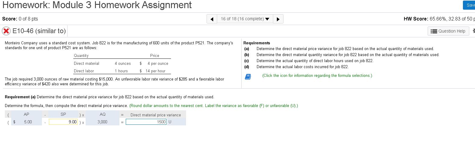Solved Homework Module 3 Homework Assignment Save Score 0
