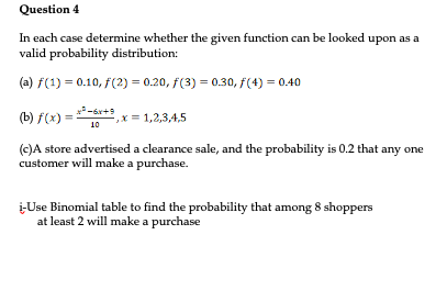 Solved Question 1 (1 ﻿marks) ﻿In each case determine whether | Chegg.com