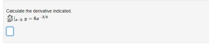 Solved Derivatives - Higher Order: Problem 5 (1 point) | Chegg.com