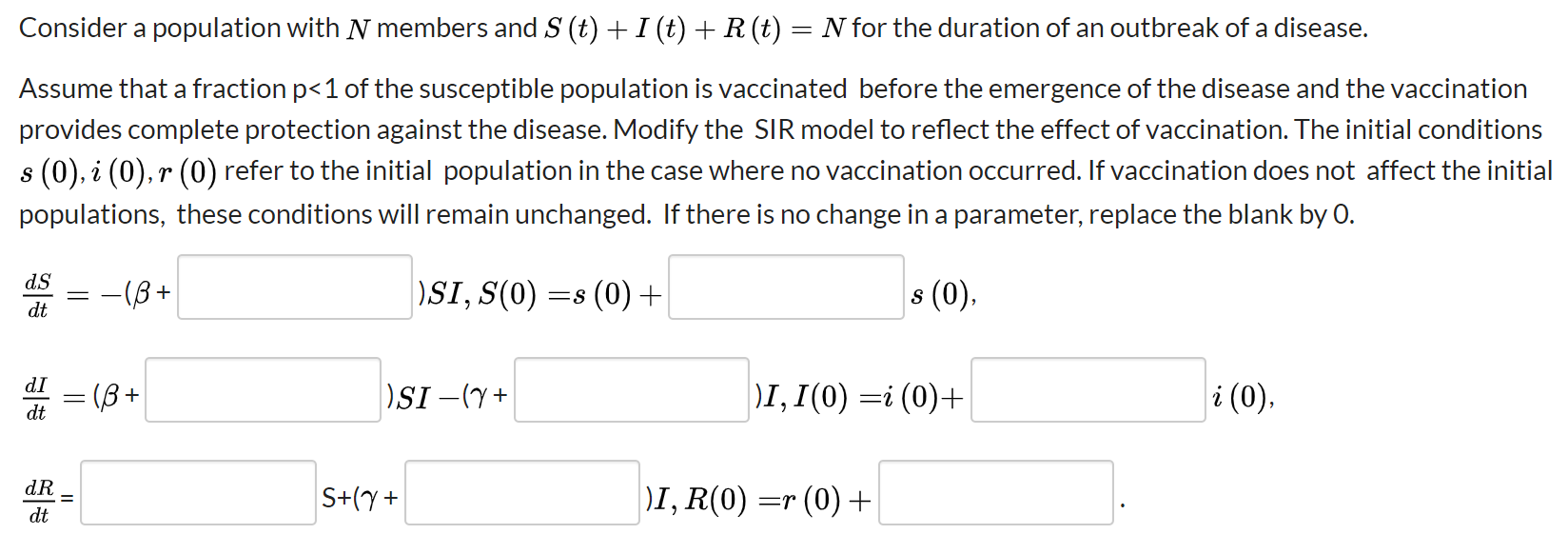 Solved Consider A Population With N Members And S T I 