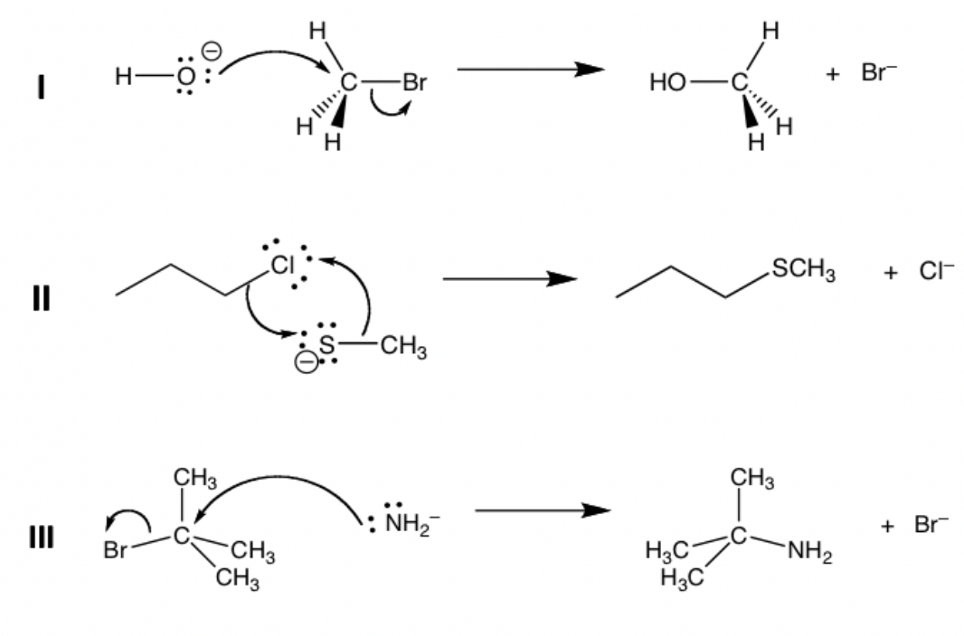 Solved H Br HO + Br C Bilo H H H SCH + CI- -CH3 CH3 CH3 NHz | Chegg.com
