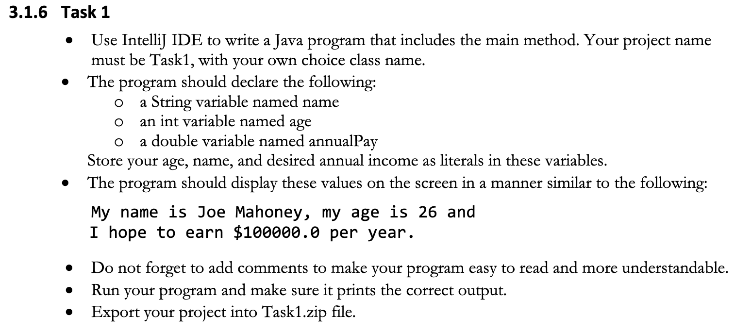 Solved Use Intellij Ide To Write A Java Program That 2536