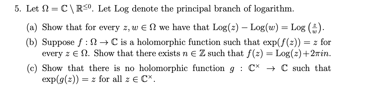 Solved 5. Let N = C\R