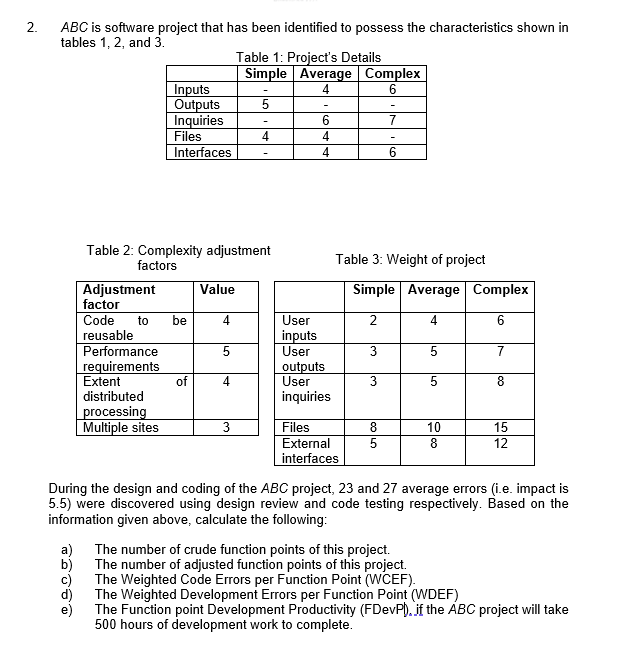 Solved 1. For each of the following scenario, identify the | Chegg.com