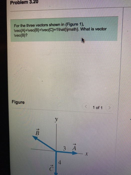 Solved Problem 3.20 For the three vectors shown in (Figure | Chegg.com