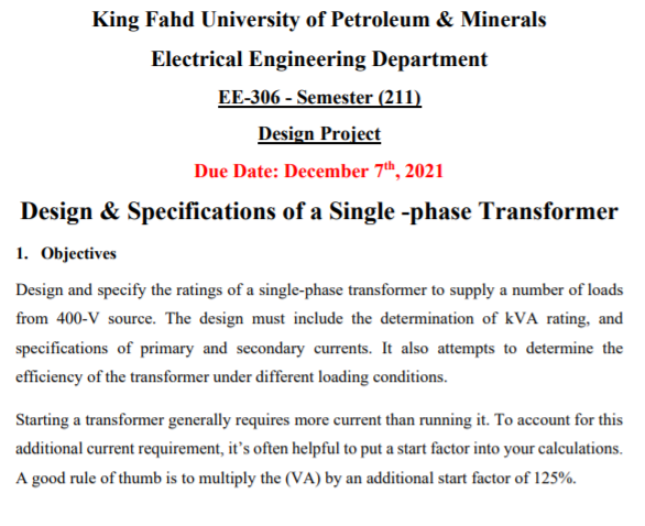 King Fahd University of Petroleum & Minerals | Chegg.com