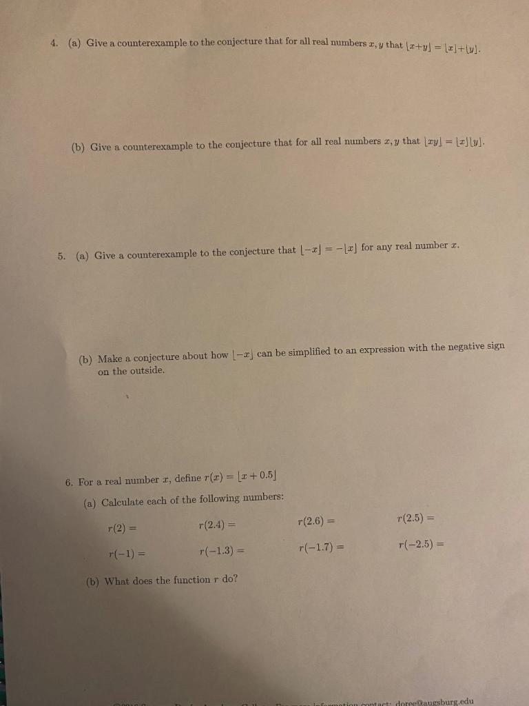 Solved 4. (a) Give a counterexample to the conjecture that | Chegg.com