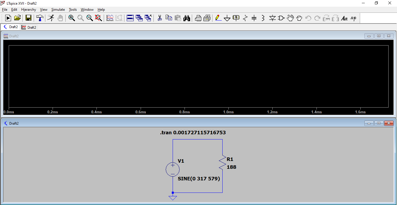 Solved Create the circuit shown below in LTspice using | Chegg.com