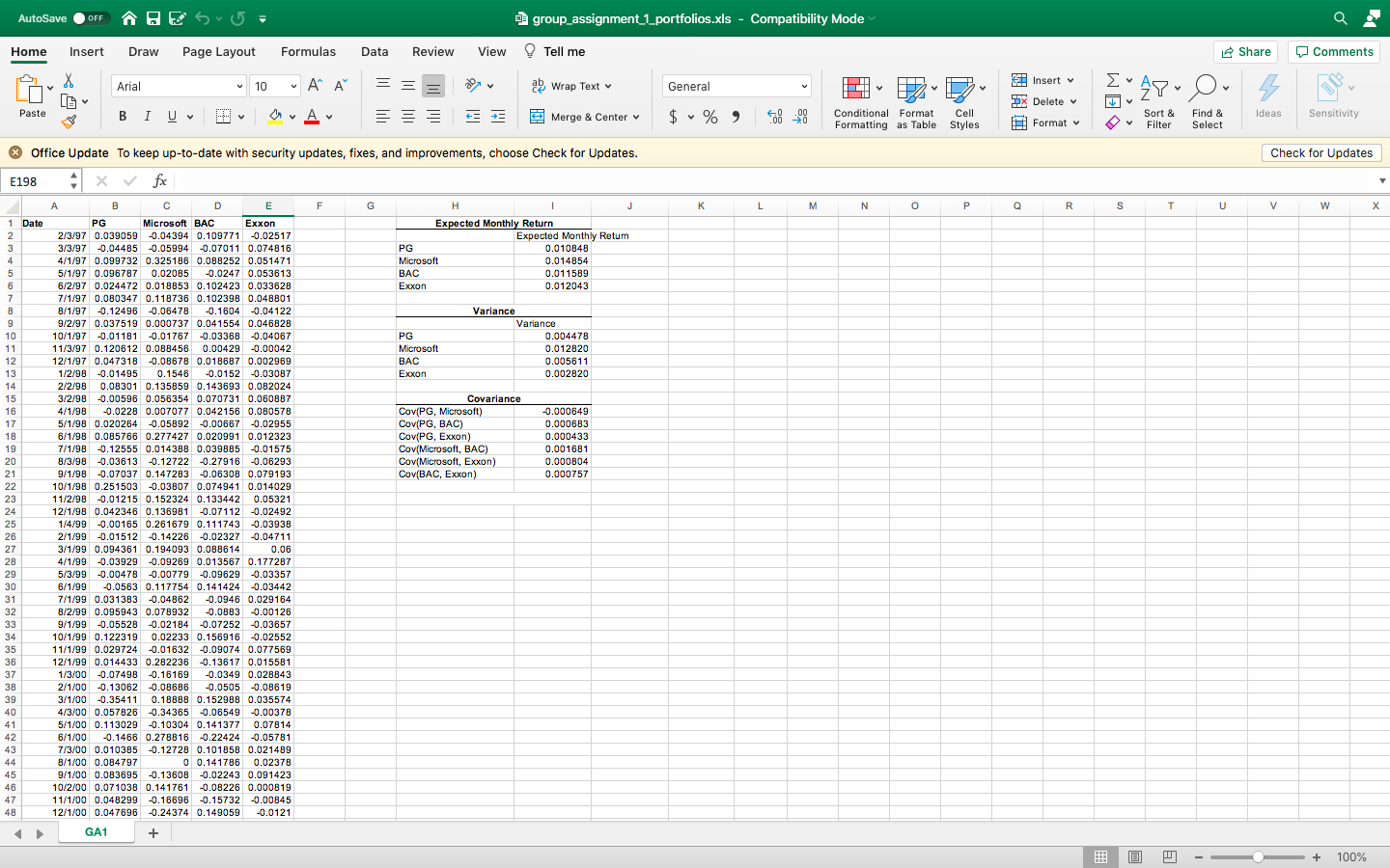 For this assignment, please use excel | Chegg.com