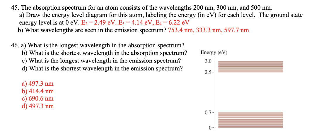 Solved Answers are in red. Please help me understand how to | Chegg.com
