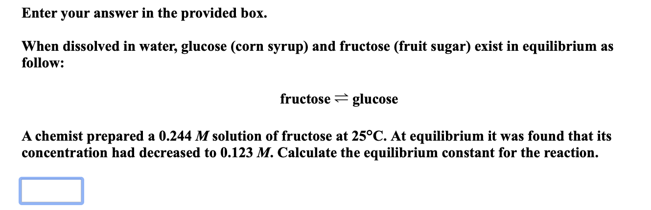 Solved Enter your answer in the provided box. When dissolved | Chegg.com