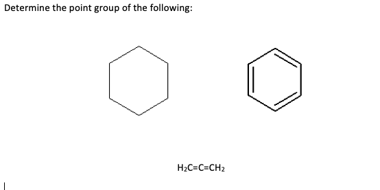 Solved Determine the point group of the following: H2C=C=CH2 | Chegg.com