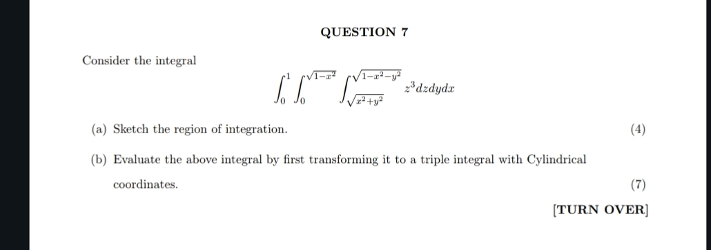Solved QUESTION 7Consider the | Chegg.com