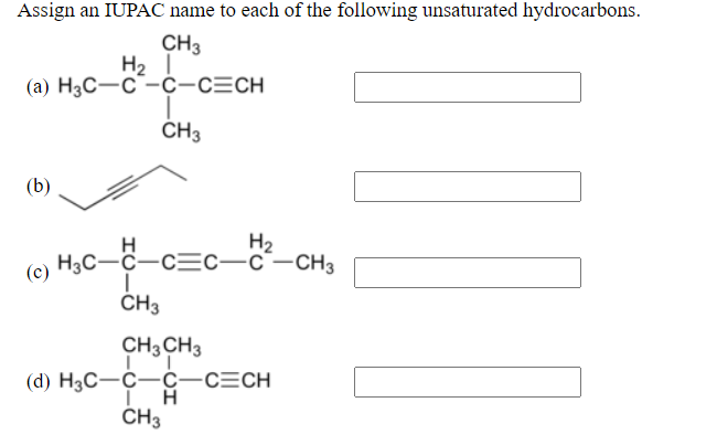 Solved Assign an IUPAC name to each of the following | Chegg.com