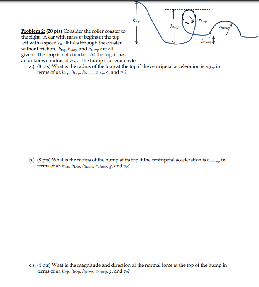 Solved 1 hop l'loop hloop Thump Problem 2: (20 pts) Consider | Chegg.com