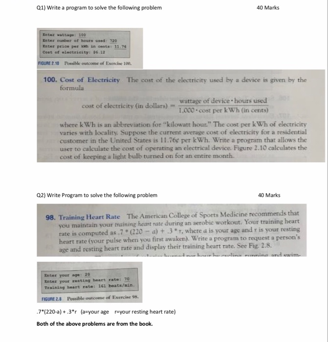 Solved Evening, i am in need of help in creating 2 seperate | Chegg.com