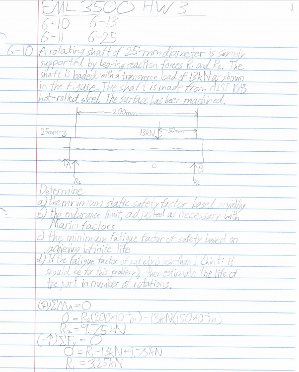 Solved 1 EML 3500 HW 3 16-10 6-13 6-)) 6-25 6-10 A rotating | Chegg.com