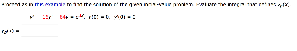 Solved Proceed As In This Example To Find The Solution Of