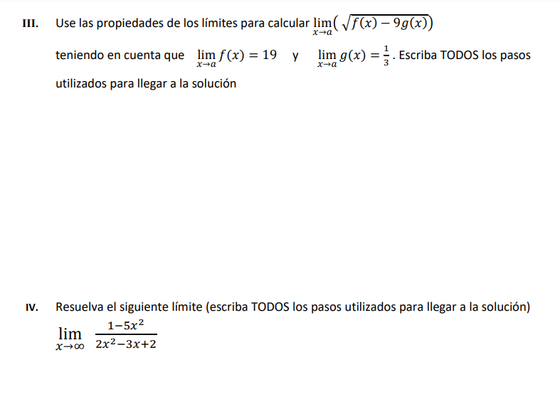 Solved Use the properties of limits to calculate lim 𝑥 → | Chegg.com