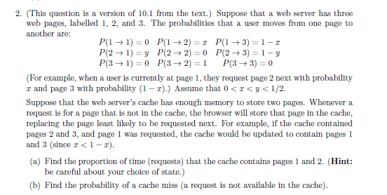 Solved 2. (This question is a version of 10.1 from the | Chegg.com Solved 2. (This question is a version of 10.1 from the | Chegg.com