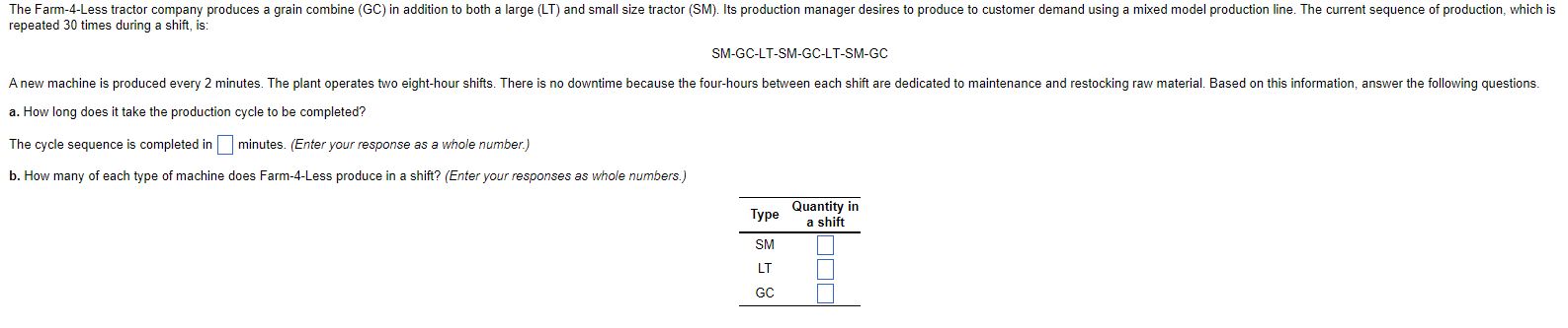 Solved repeated 30 ﻿times during a shift, | Chegg.com