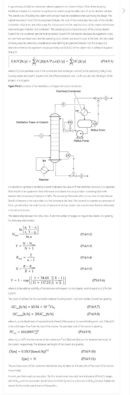 A tych biory distillation Column Grid related | Chegg.com